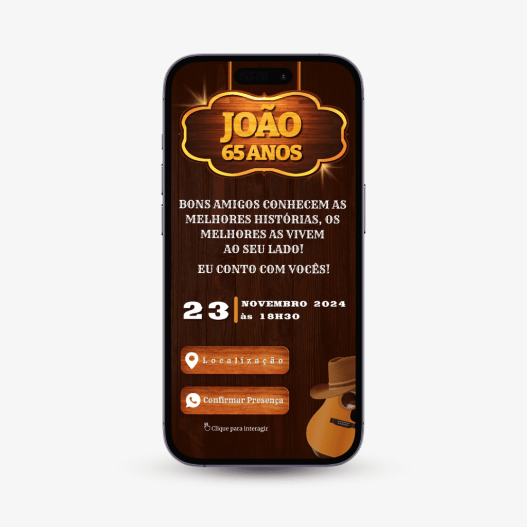 Convite Country - Interativa Mundo Digital