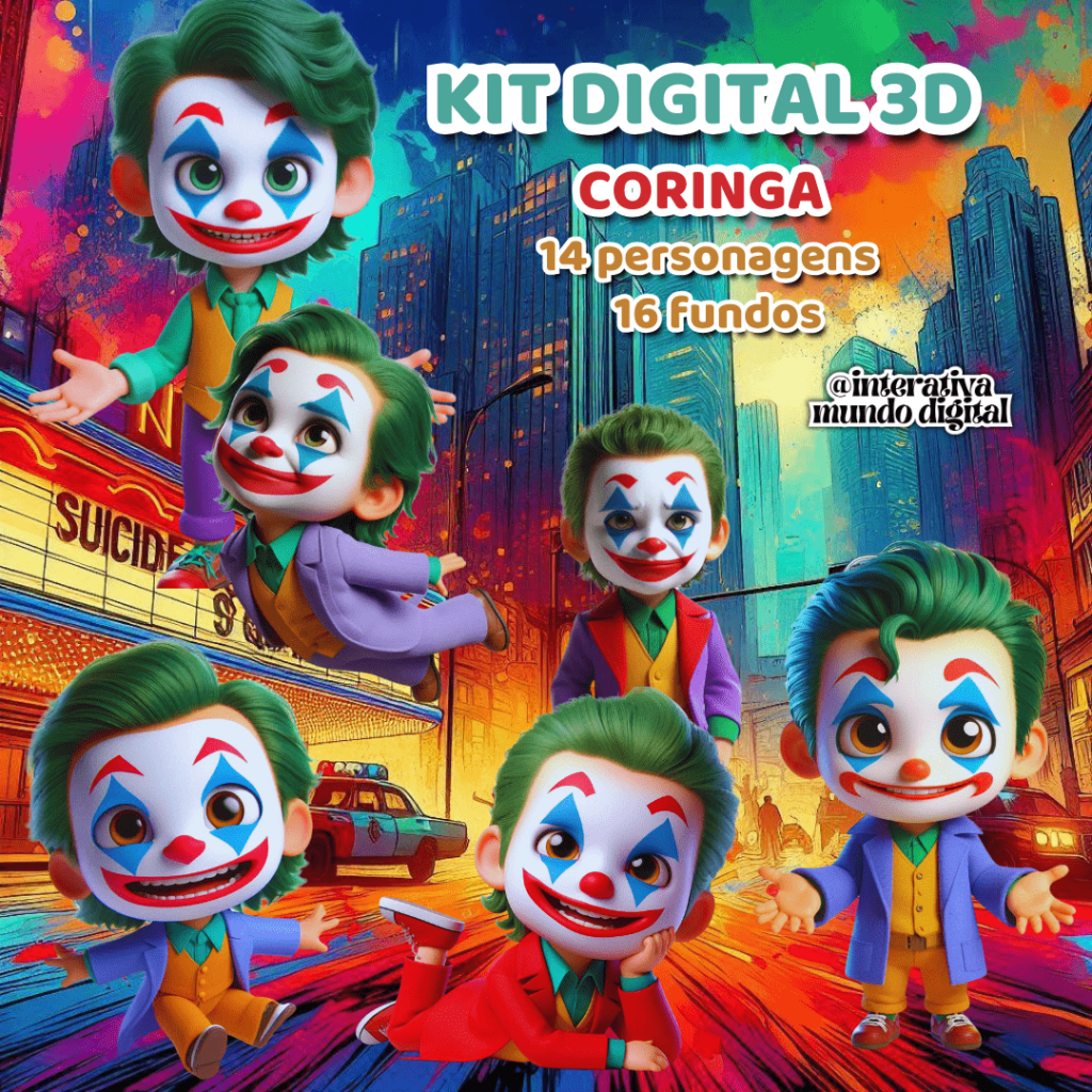 Kit Digital Coringa - Interativa Mundo Digital
