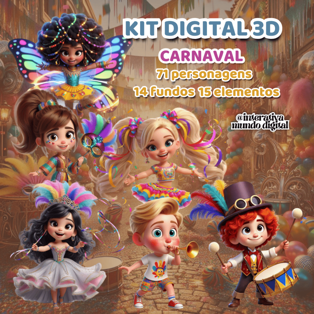 Kit Digital Carnaval - Interativa Mundo Digital