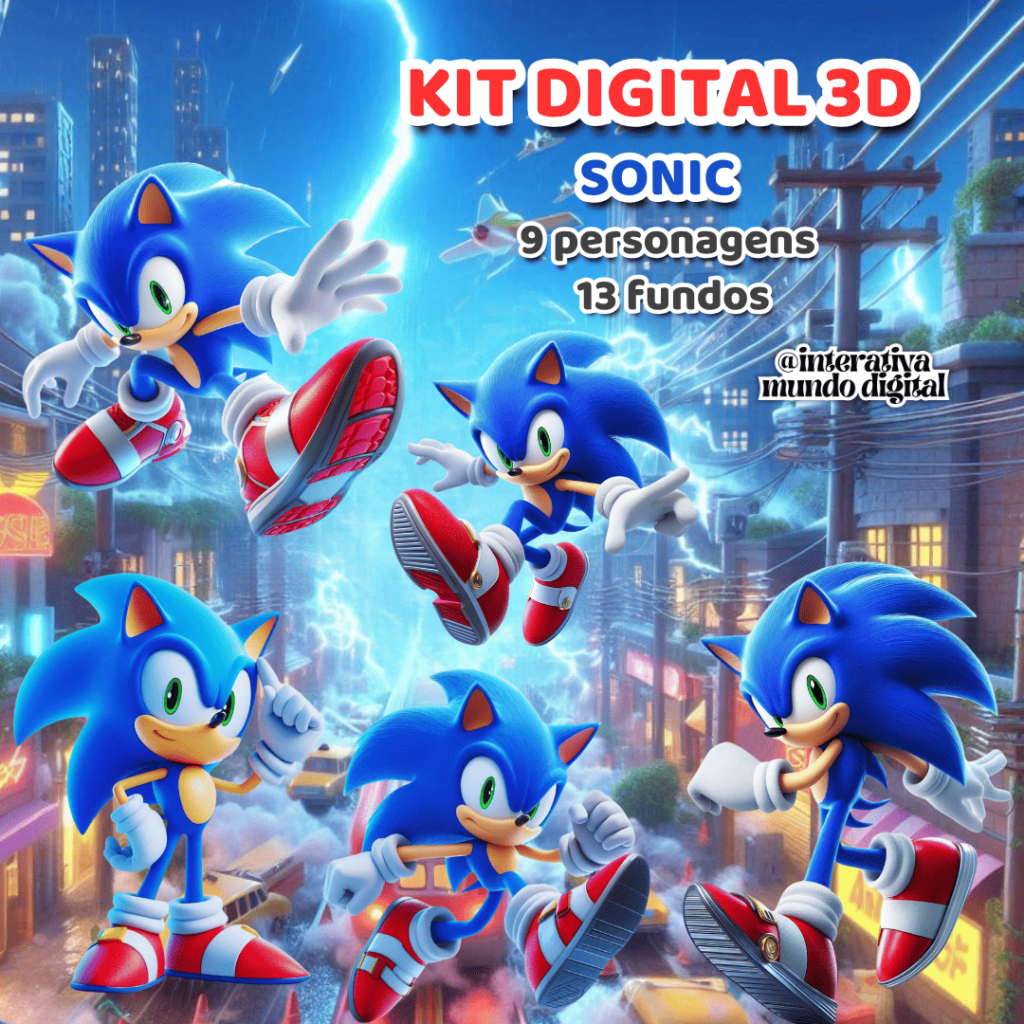 Kit Digital Sonic - Interativa Mundo Digital